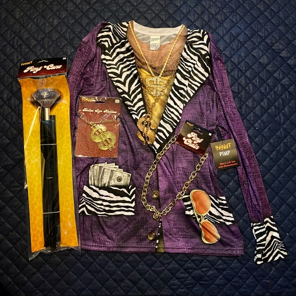 Spirit | Shirts | Nwt Pimp Top And Cane | Poshmark